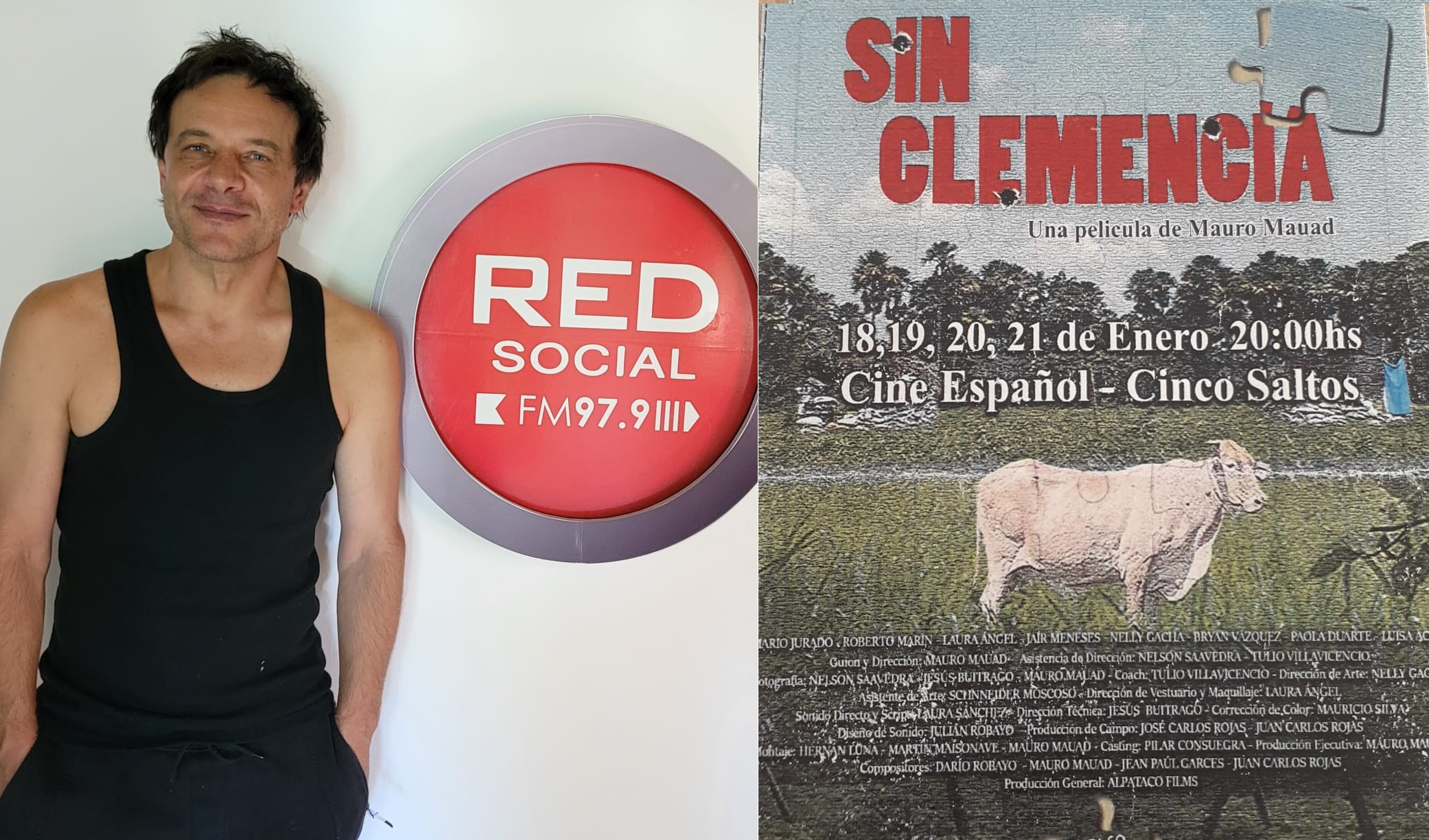 Mauro Mauad presenta en la región su película “Sin Clemencia” - centenariodigital