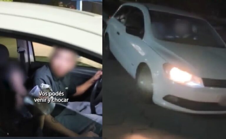 Chocaron los jóvenes ebrios que escaparon a toda velocidad del playón ...